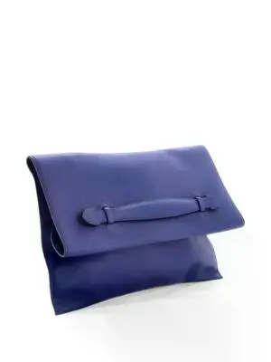 Hermès Pliplat Swift Clutch Bag - Blue