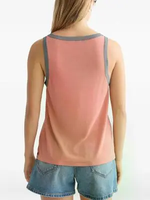Scotch & Soda Ribbed-trim Tank Top
