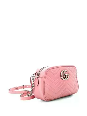 Gucci Matelassé Leather Shoulder Bag - Pink