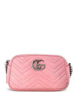 Gucci Matelassé Leather Shoulder Bag - Pink