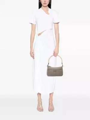Gucci Gg Canvas Bamboo Top Handle Handbag