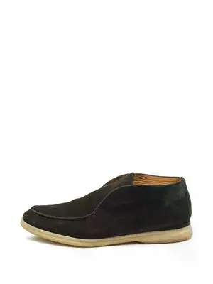 Loro Piana Open Walk Ankle Boots - Black