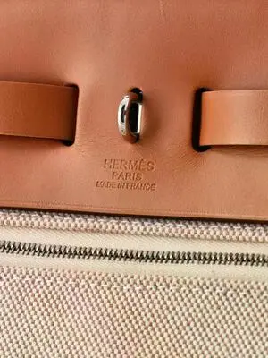 Hermès Herbag Zip Pegase Pop Toile And Leather 31 Shoulder Bag