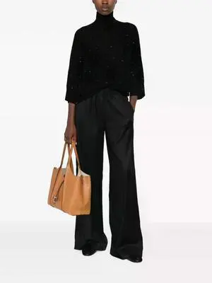 Fabiana Filippi Elasticated-waist High-waisted Trousers