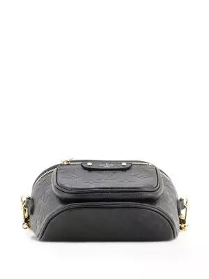 LOUIS VUITTON Bum Bag Monogram Empreinte Leather Mini Belt Bag - Black