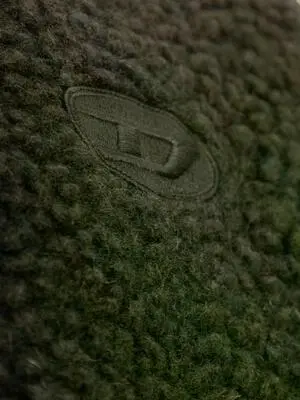 DIESEL® S-reds Fleece Bomber Jacket With Logo Patch