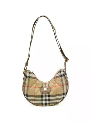 Burberry Horseshoe Quilted Shoulder Bag - Neutrals