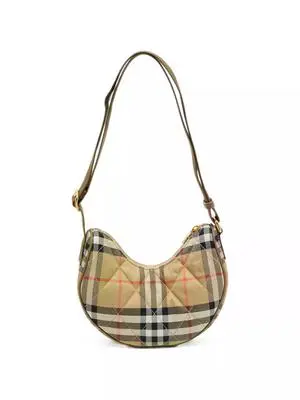 Burberry Horseshoe Quilted Shoulder Bag - Neutrals