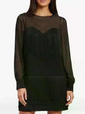 Moschino Tiered Fringe Playsuit