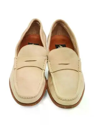 LANVIN Nubuck Leather Loafers