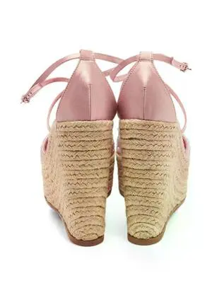 LE SILLA Embellished Espadrille Wedge Sandals