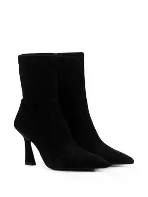 STUART WEITZMAN Vinnie Sculptural Heel Ankle Boots