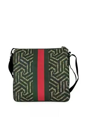 Gucci Gg Supreme Caleido Web Bee Crossbody Bag