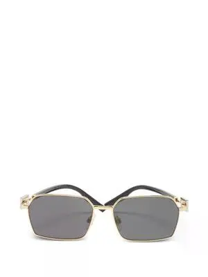 Dolce & Gabbana Geometric-frame Sunglasses - Gold