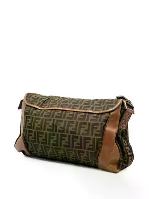 Fendi Zucca Canvas Ff Messenger Bag