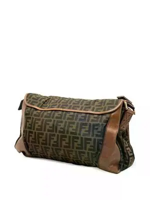 Fendi Zucca Canvas Ff Messenger Bag