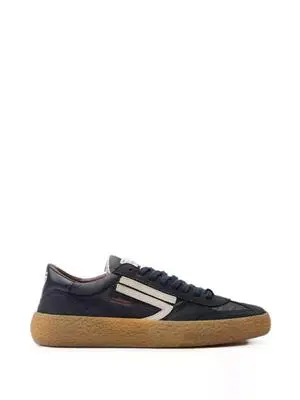 PURAAI Vintage Suede Panelled Sneakers - Blue