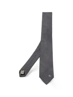 Burberry Burberry Textured Dotted Neck Tie Grey