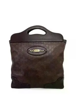 Gucci 2000-2015 Large Guccissima Punch Top Handle Tote Bag