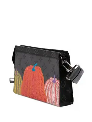 LOUIS VUITTON Yayoi Kusama Monogram Eclipse Reverse Pumpkin Crossbody Bag