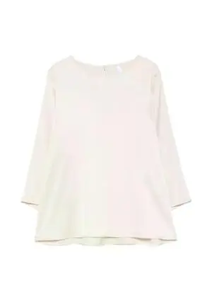 Imperial Satin Finish Keyhole-back Blouse