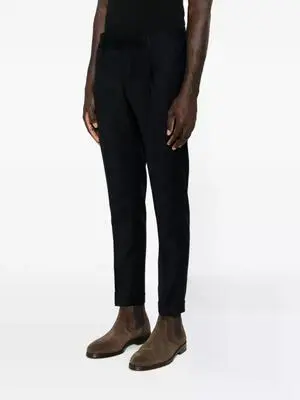 BRIGLIA 1949 Pressed Crease Turn-up Trousers