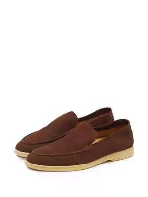 Loro Piana Summer Walk Leather Loafers