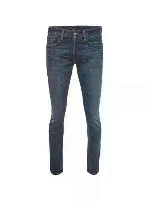 Polo Ralph Lauren Distressed Straight-fit Jeans - Blue