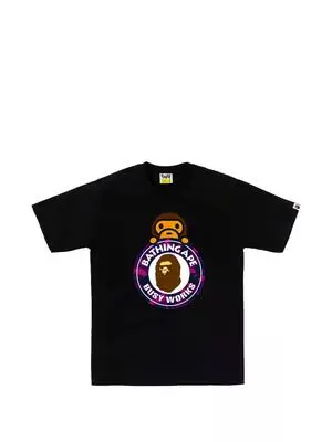 A BATHING APE Busy Works Milo T-shirt - Black