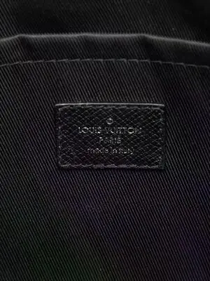 LOUIS VUITTON Monogram Taigarama Outdoor Messenger Bag - Black