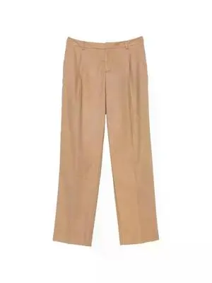 LE SULLY STUDIO Pressed-crease Tailored Trousers - Neutrals