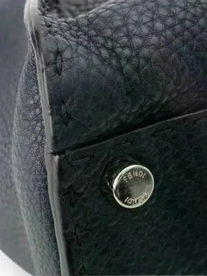 Fendi 2000-2010 Medium Leather Selleria Peekaboo Iconic Satchel