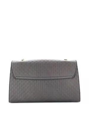 Gucci Microssima Leather Medium Shoulder Bag - Grey