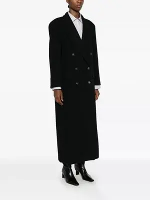 LE SULLY STUDIO Double-breasted Peak-lapel Coat