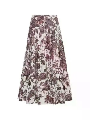 CARA CARA Tisbury Floral-print Maxi Skirt