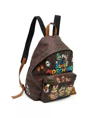 Moschino Printed Backpacks