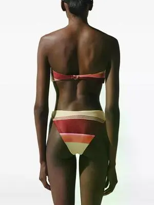 BAOBAB Nala Ring Detail Strapless Bikini Top - Red