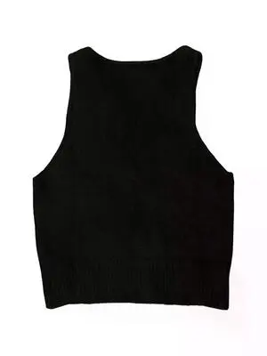 Brandon Maxwell Reese V-neck Knit Top