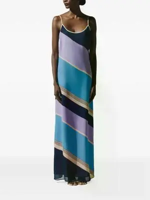 BAOBAB Rita Diagonal Stripe Maxi Dress