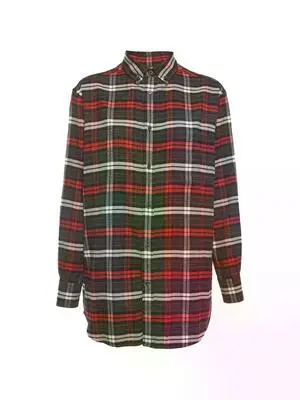 Balenciaga 2017 Plaid Oversized Shirt
