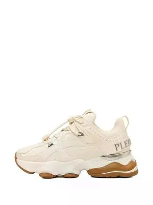 PLEIN SPORT Runner Beast X-01 Panelled Sneakers - Neutrals