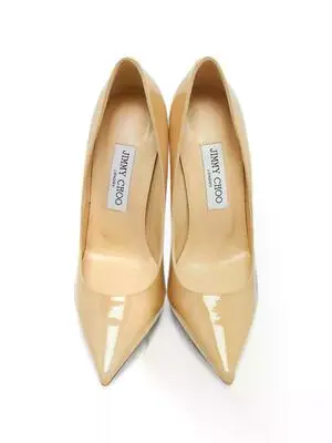JIMMY CHOO Love Patent Leather Pointed Toe Stiletto Pumps