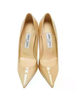 JIMMY CHOO Love Patent Leather Pointed Toe Stiletto Pumps