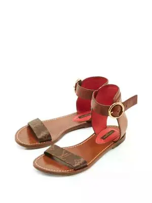LOUIS VUITTON Ocean Drive Buckle-fastening Flat Sandals