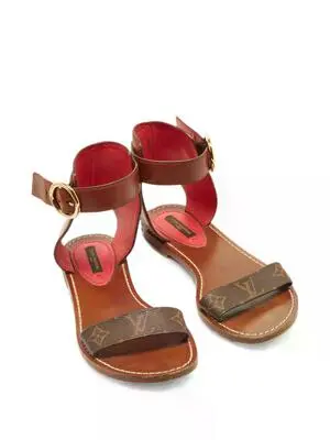 LOUIS VUITTON Ocean Drive Buckle-fastening Flat Sandals
