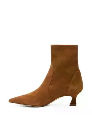 STUART WEITZMAN Vinnie Sculptural Heel Ankle Boots