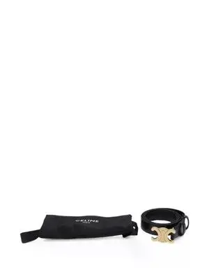Celine Triomphe Buckle Belt