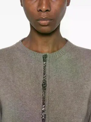 Fabiana Filippi Embellished Cardigan - Grey