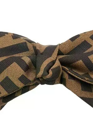 Fendi Ff Motif Bow Detail Hair Clip