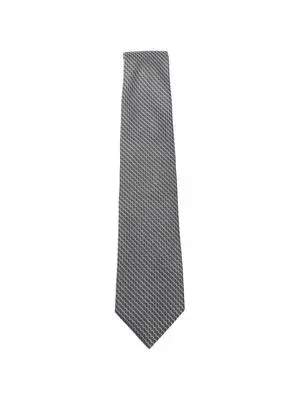 BOSS Patterned Tie - Grey